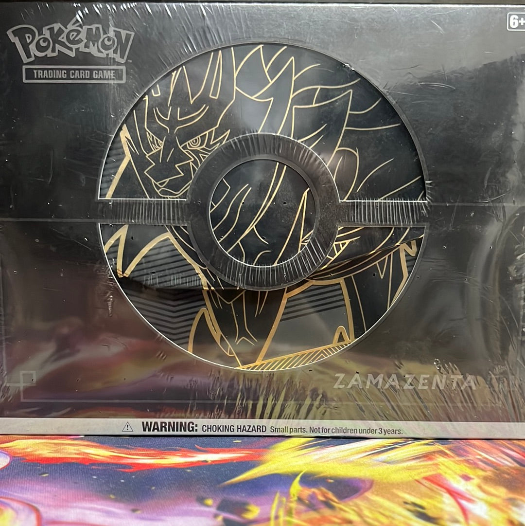 Pokemon TCG Zamazenta ETB plus – The Card and Collectible Guys